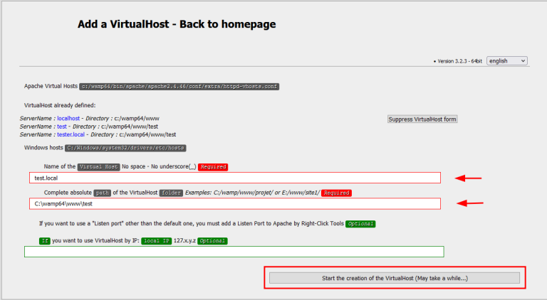 How to Change Localhost to Custom Domain in XAMPP in Windows?